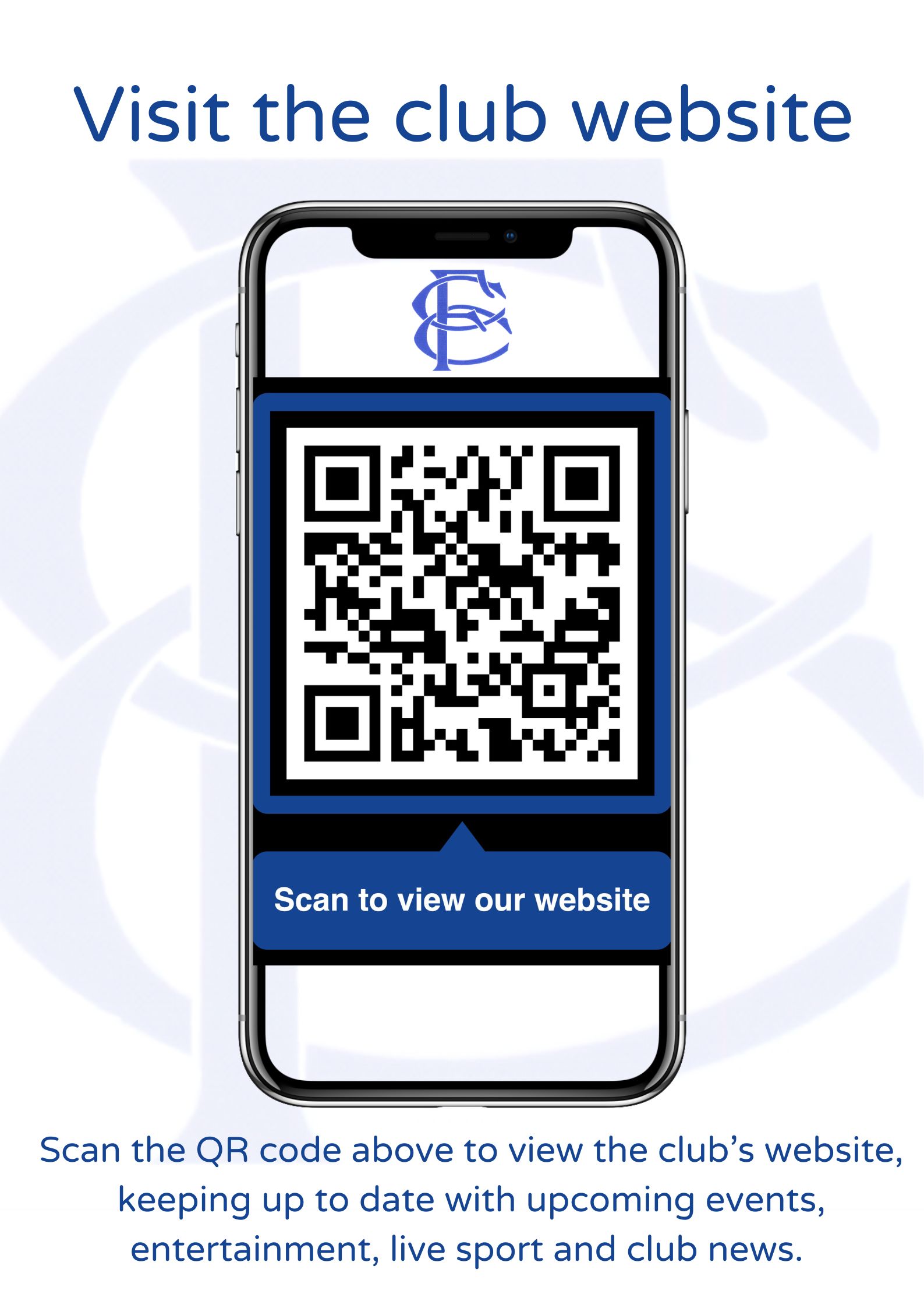 Club website QR Code – Flixton Conservative Club